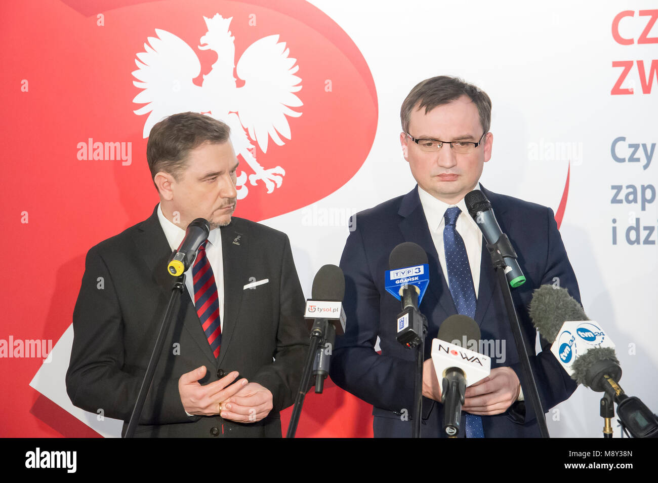 Piotr Duda, chairman of Niezalezny Samorzadny Zwiazek Zawodowy ...