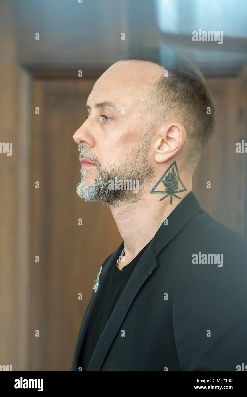 Adam Nergal Darski, leader of extreme metal band Behemoth, in Gdansk ...