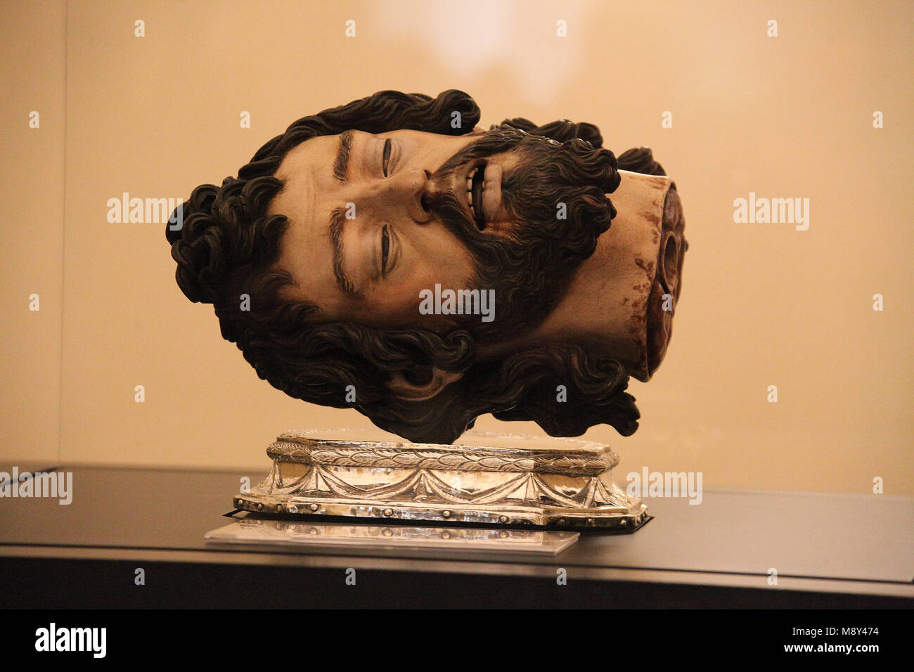 Head of John the Baptist at Seville Cathedral in Spain Stock Photo - Alamy