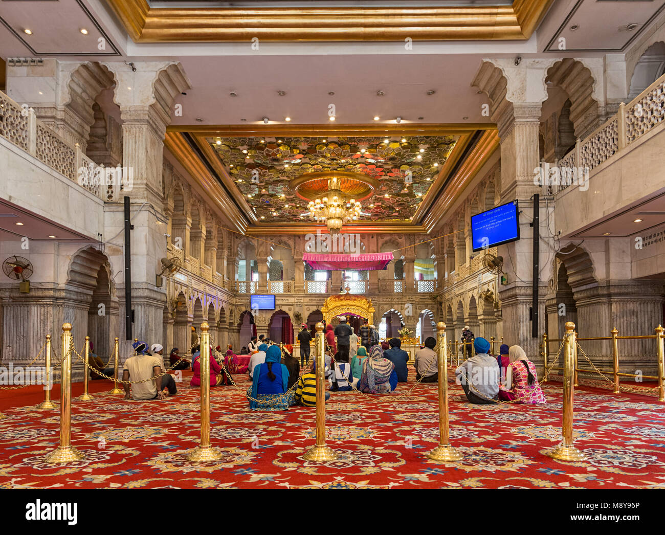 Sikh Temple - Delhi Stock Photo - Alamy