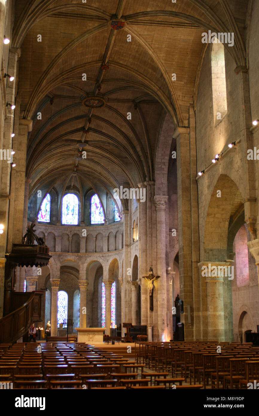 The Notre-Dame church in Beaugency (France Stock Photo - Alamy
