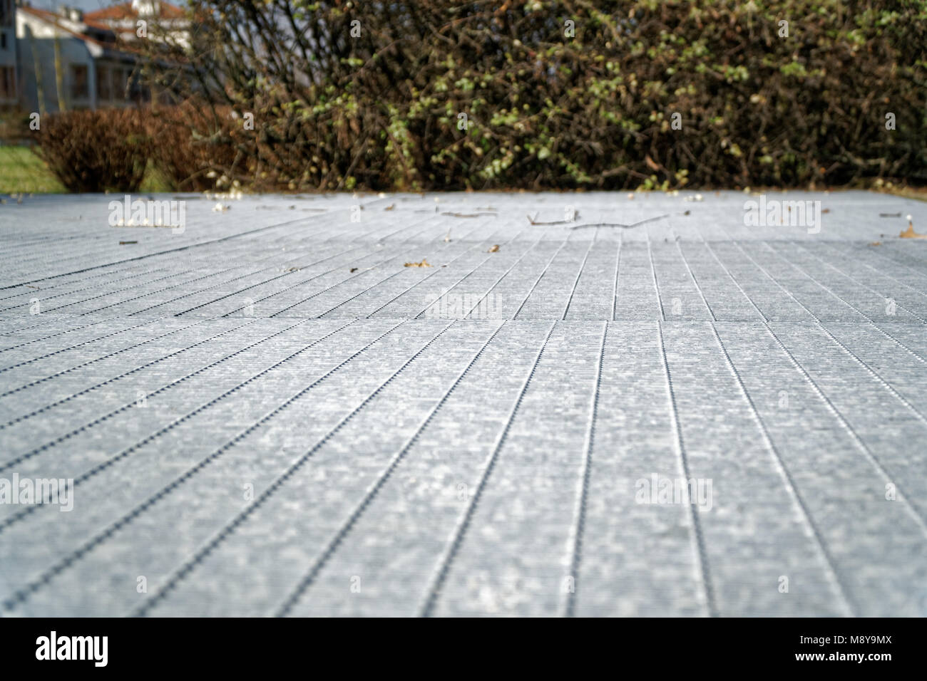 Steel ground lattice. Stainless steel texture, background for web site ...