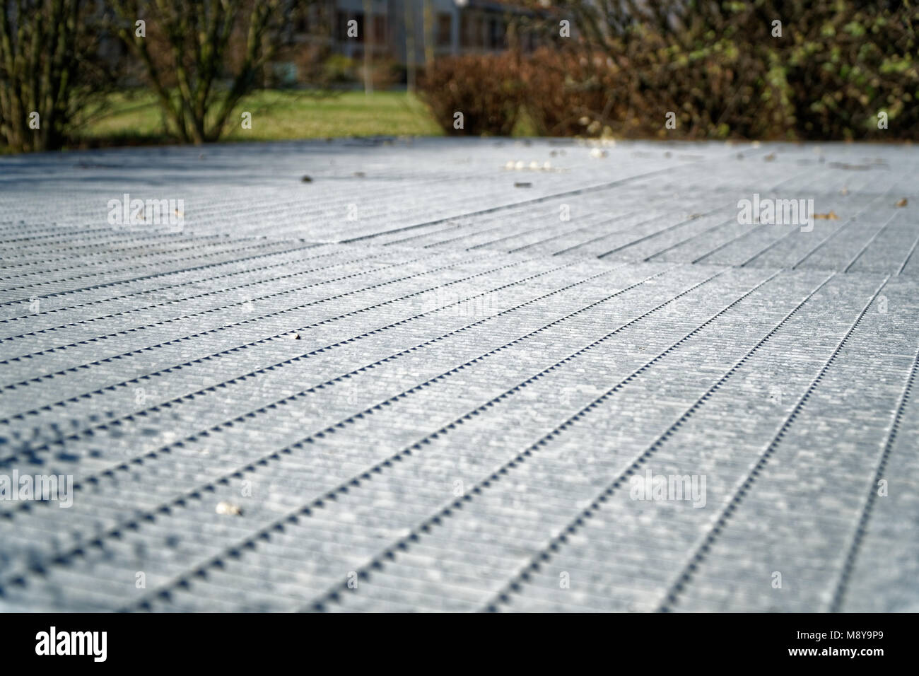 Steel ground lattice. Stainless steel texture, background for web site ...