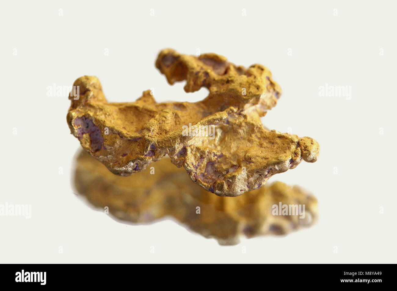 Big nugget of gold from Lapland Stock Photo - Alamy