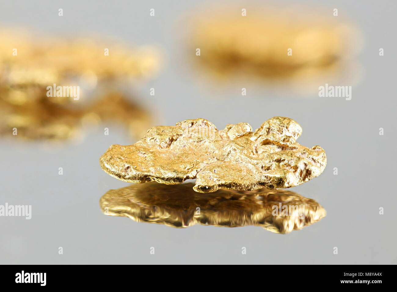 Big nugget of gold from Lapland Stock Photo - Alamy