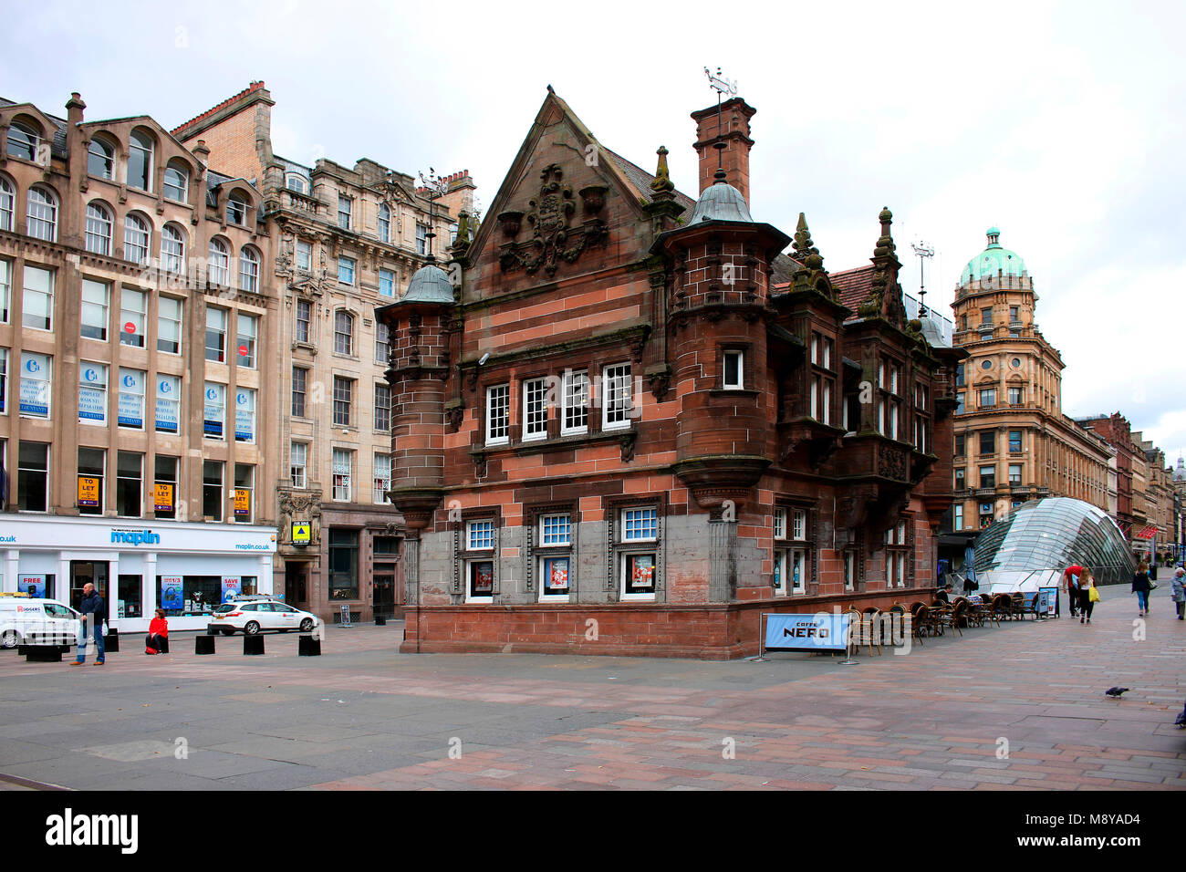 St Enoch Square, Buchanan Street, Glasgow, Schottland/ Scotland Stock ...
