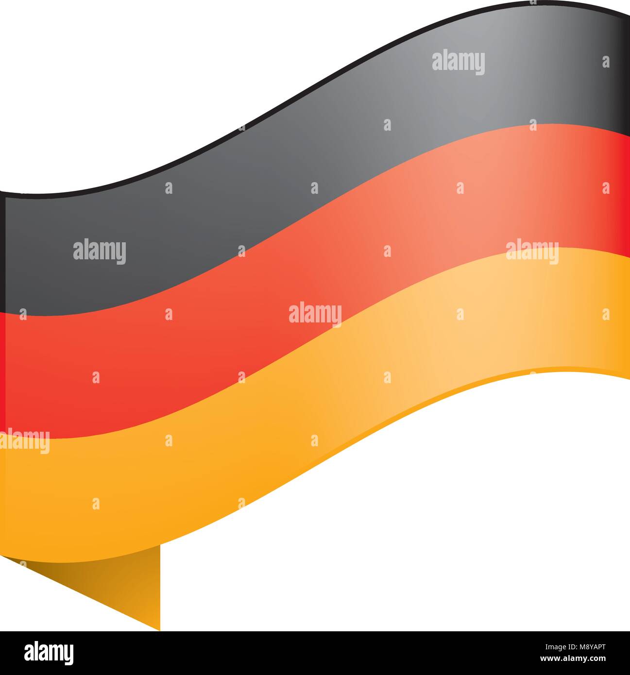 Germany flag, vector illustration Stock Vector Image & Art - Alamy