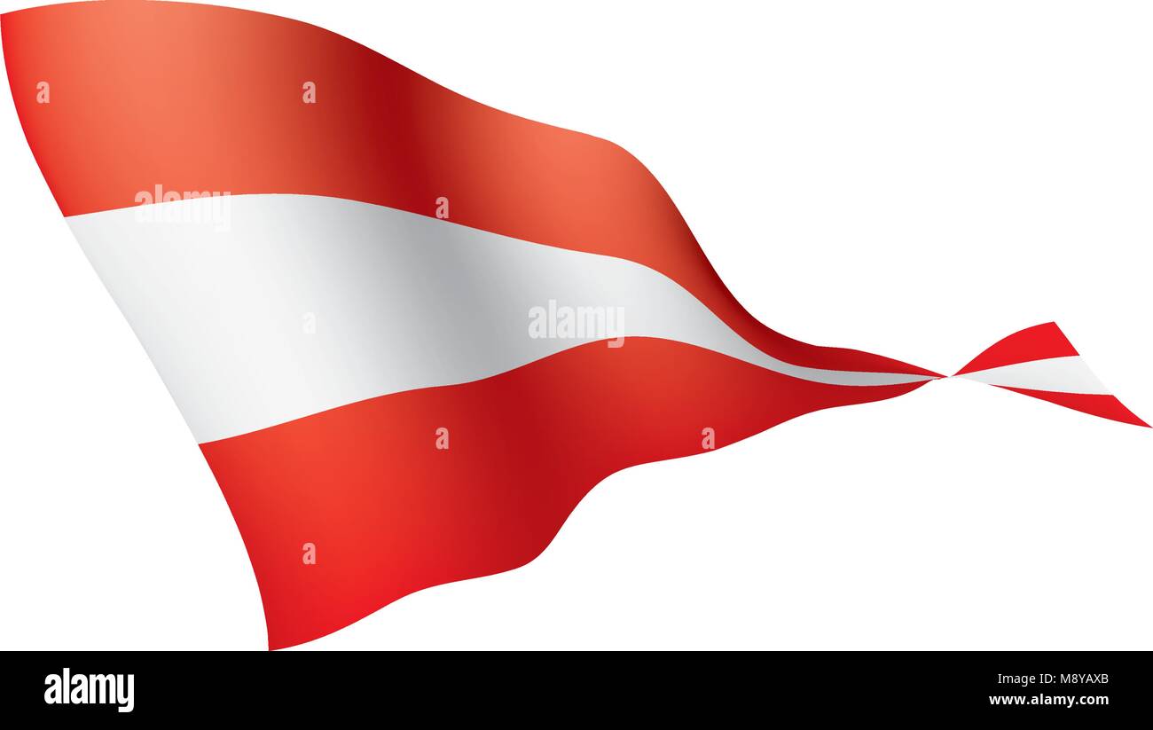 Austria flag, vector illustration Stock Vector Image & Art - Alamy
