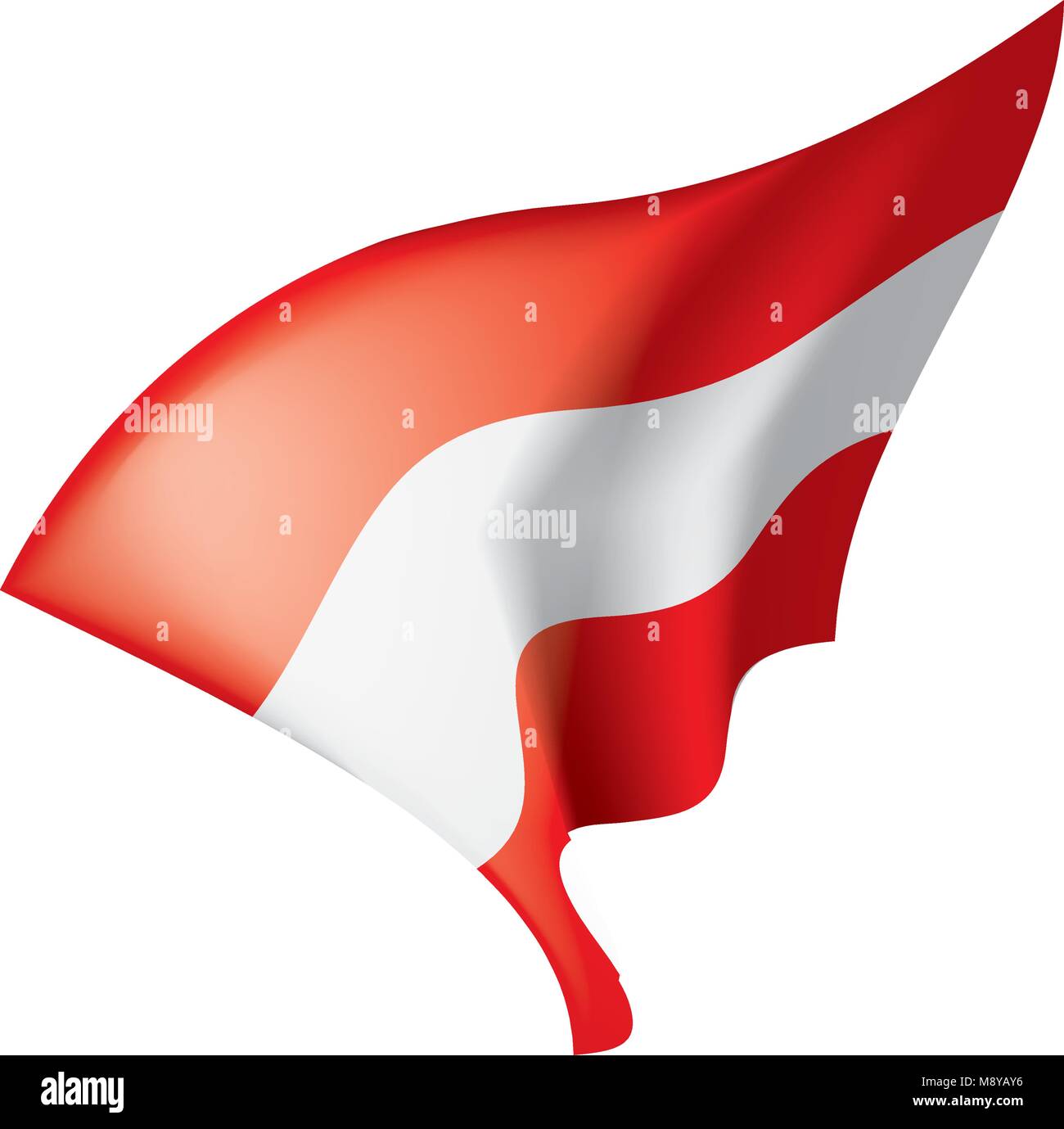 Austria flag, vector illustration Stock Vector Image & Art - Alamy