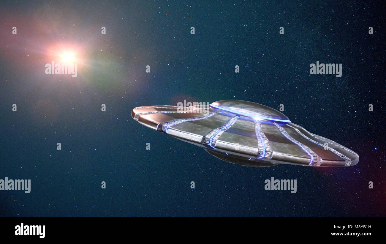 Spaceship Alien Outer Space