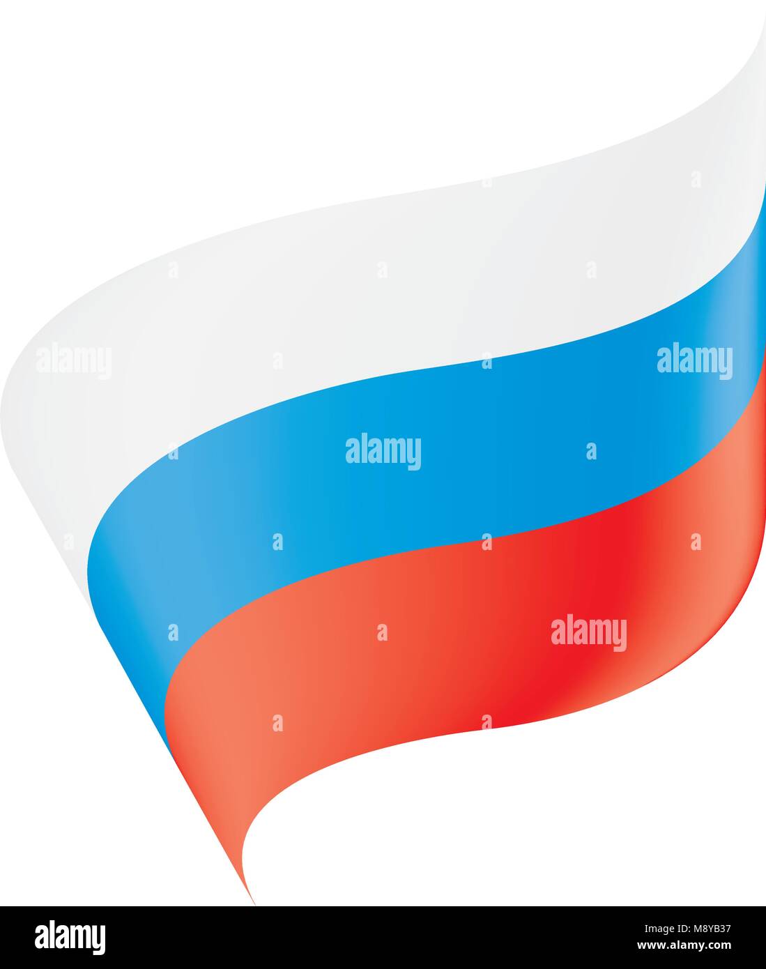 Russia flag, vector illustration Stock Vector Image & Art - Alamy