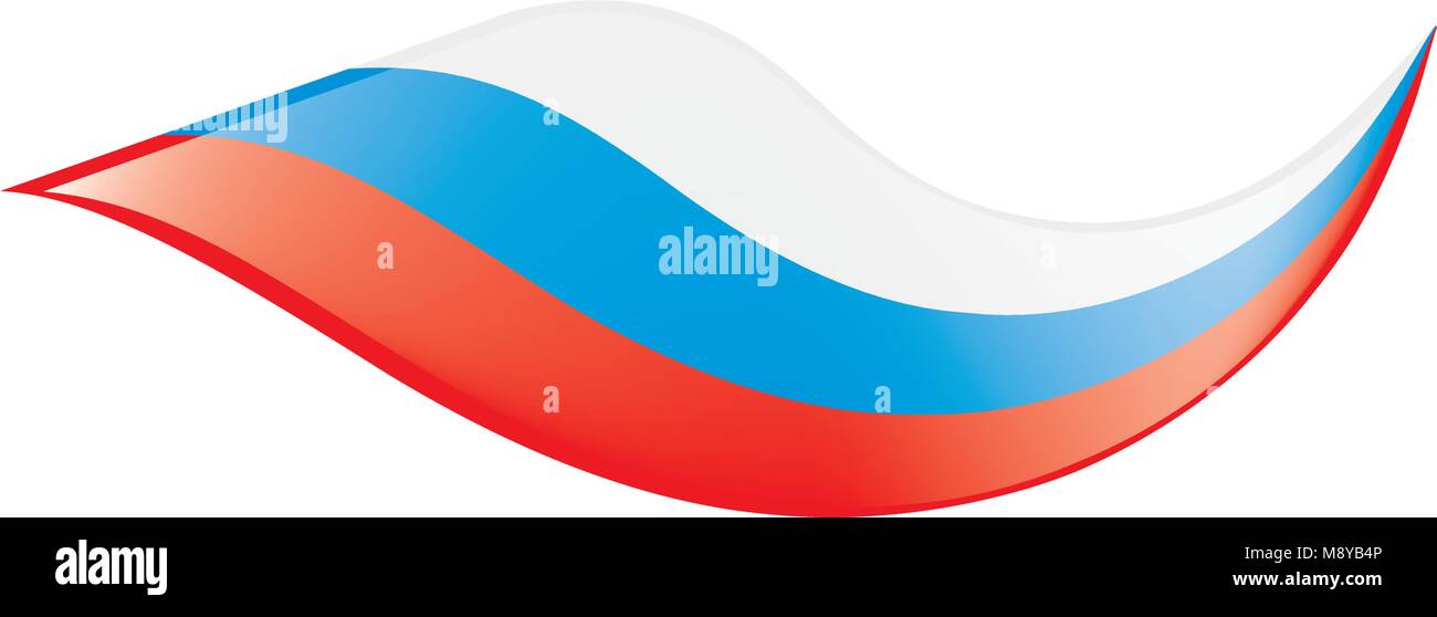 Russia flag, vector illustration Stock Vector Image & Art - Alamy