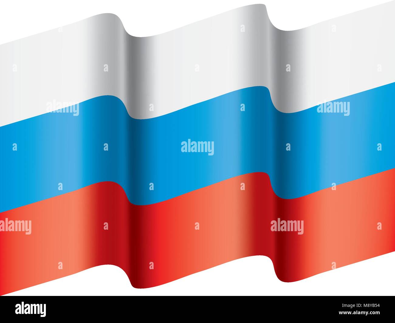 Russia flag, vector illustration Stock Vector Image & Art - Alamy