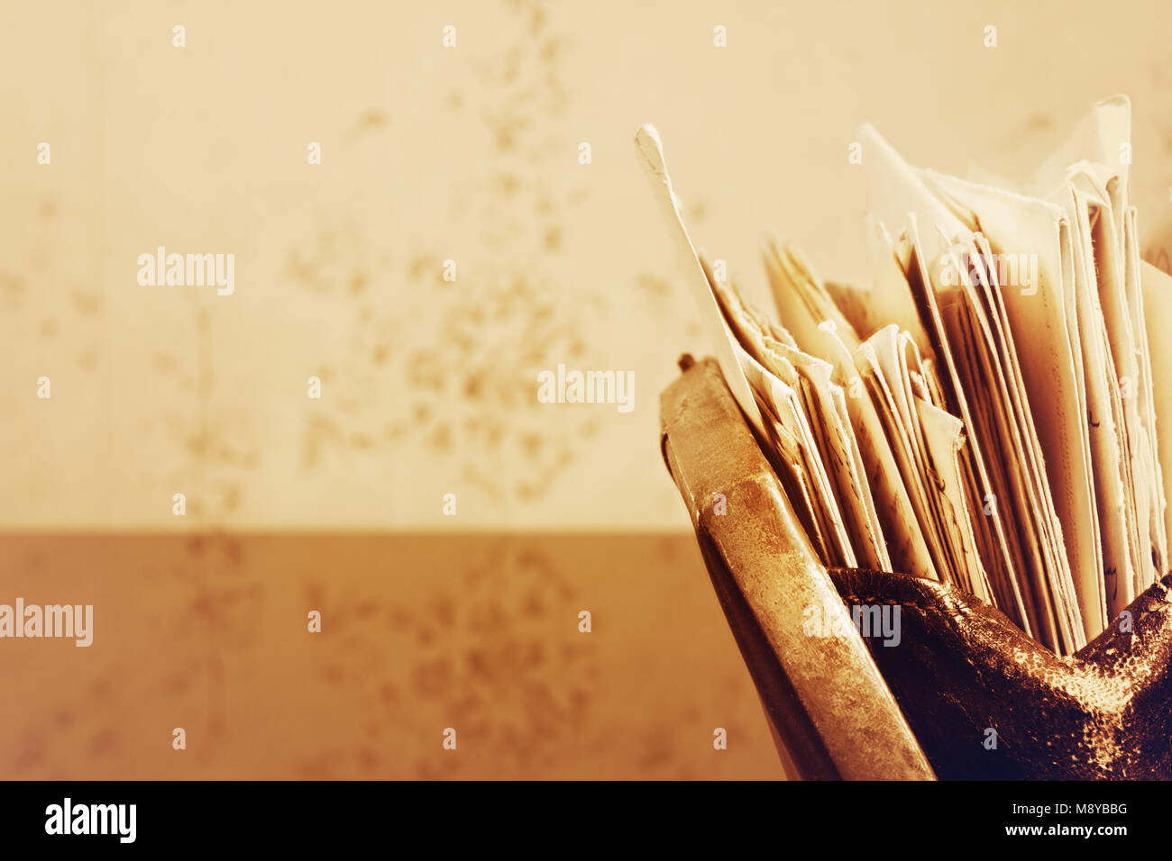 Stack old documents in hi-res stock photography and images - Alamy