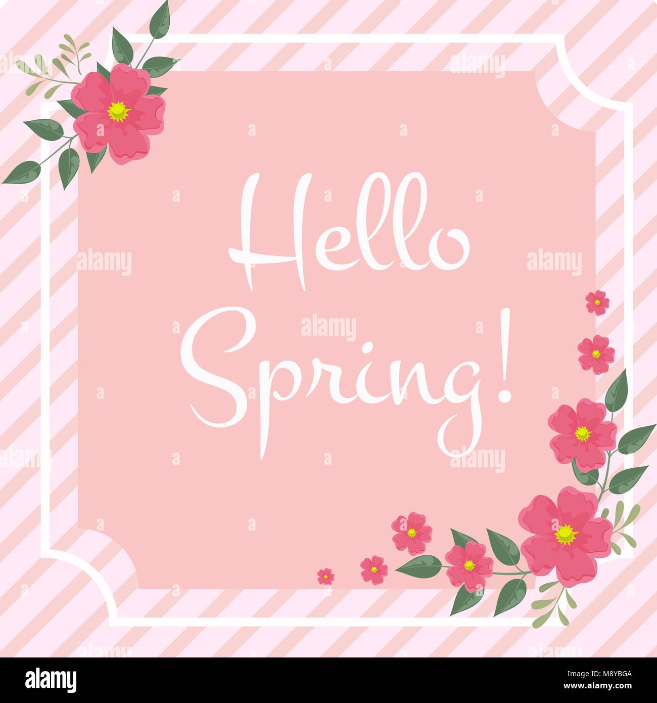 spring greeting card Stock Vector Image & Art - Alamy