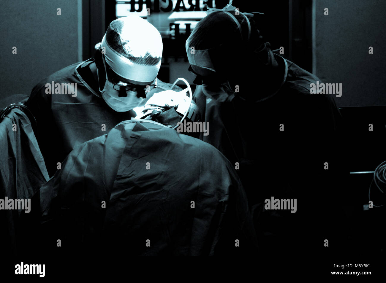 Surgeons at work Stock Photo - Alamy