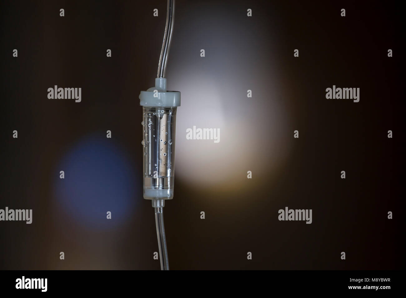 Medical drop counter Macro drop counter in hospital Stock Photo - Alamy