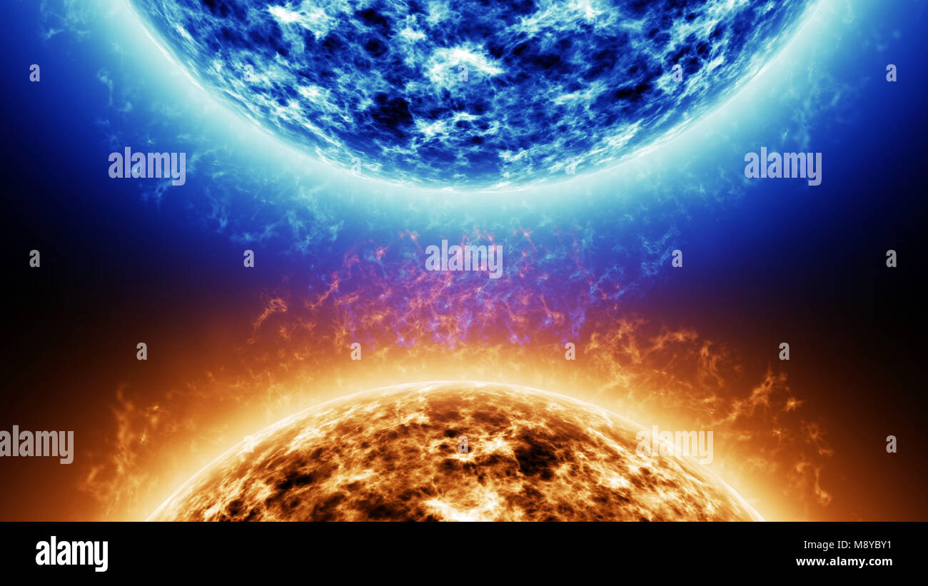 Sun Compared To A Red Star