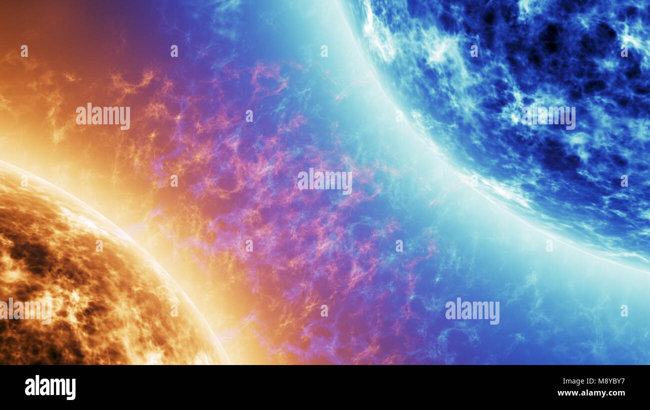 Sun Compared To A Red Star