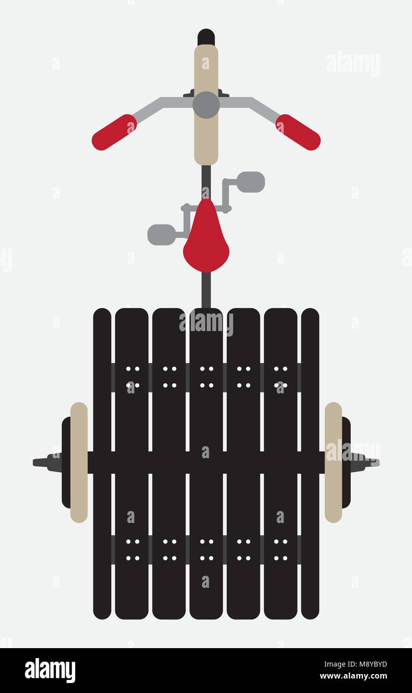 Top View Tricycle Cargo Vector and Illustration Stock Vector Image ...