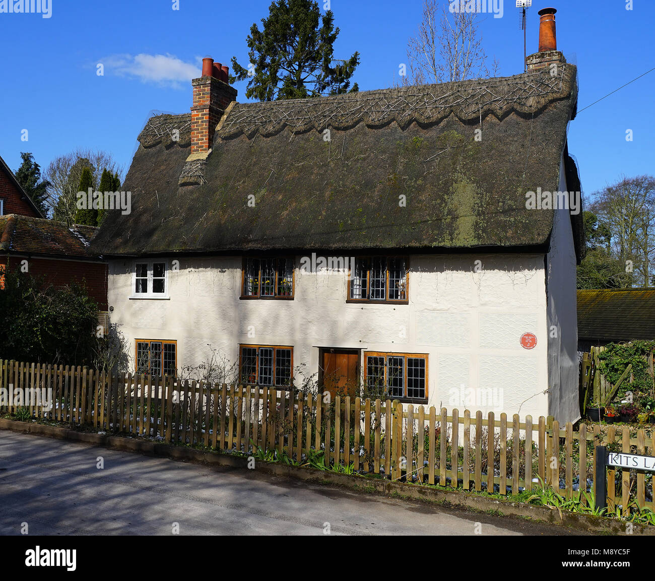 George Orwell's former home - 'The Stores' at Wallington Stock Photo ...