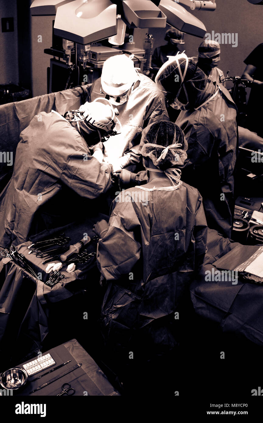 Surgeons at work Stock Photo - Alamy