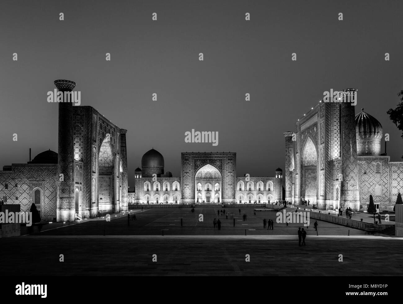 The Registan At Night, Photographed From The Viewing Platform ...