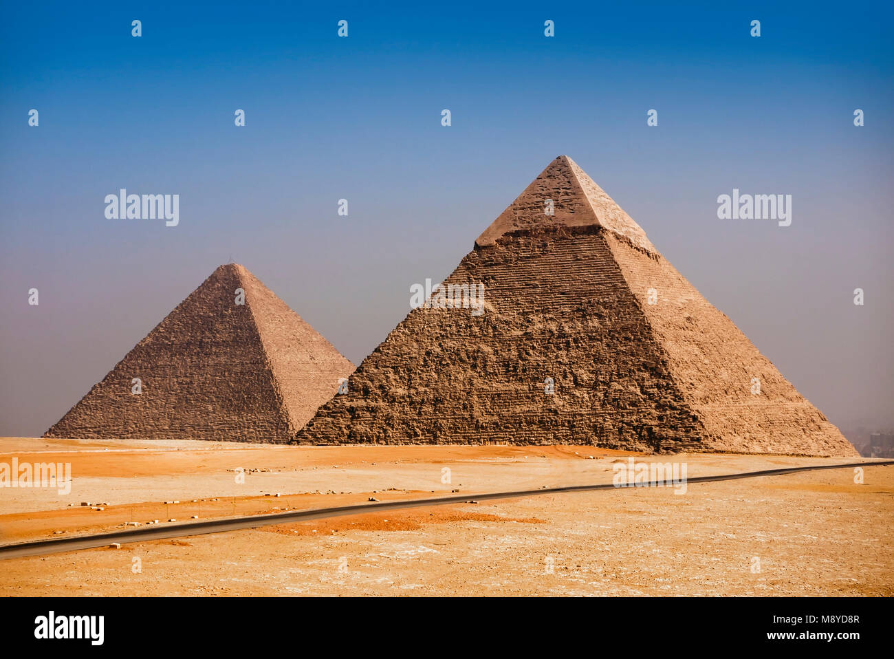 Giza pyramids, Cairo, Egypt Stock Photo - Alamy
