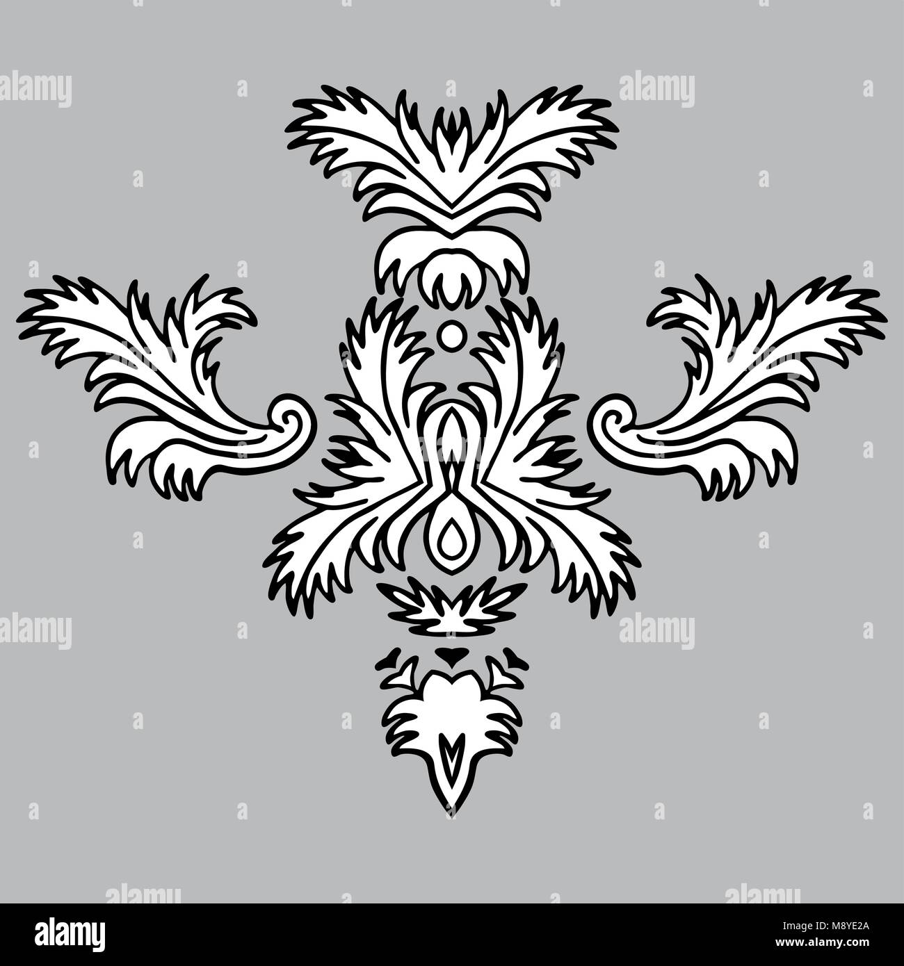 Ornamental floral luxury element for design in vintage stile Stock ...