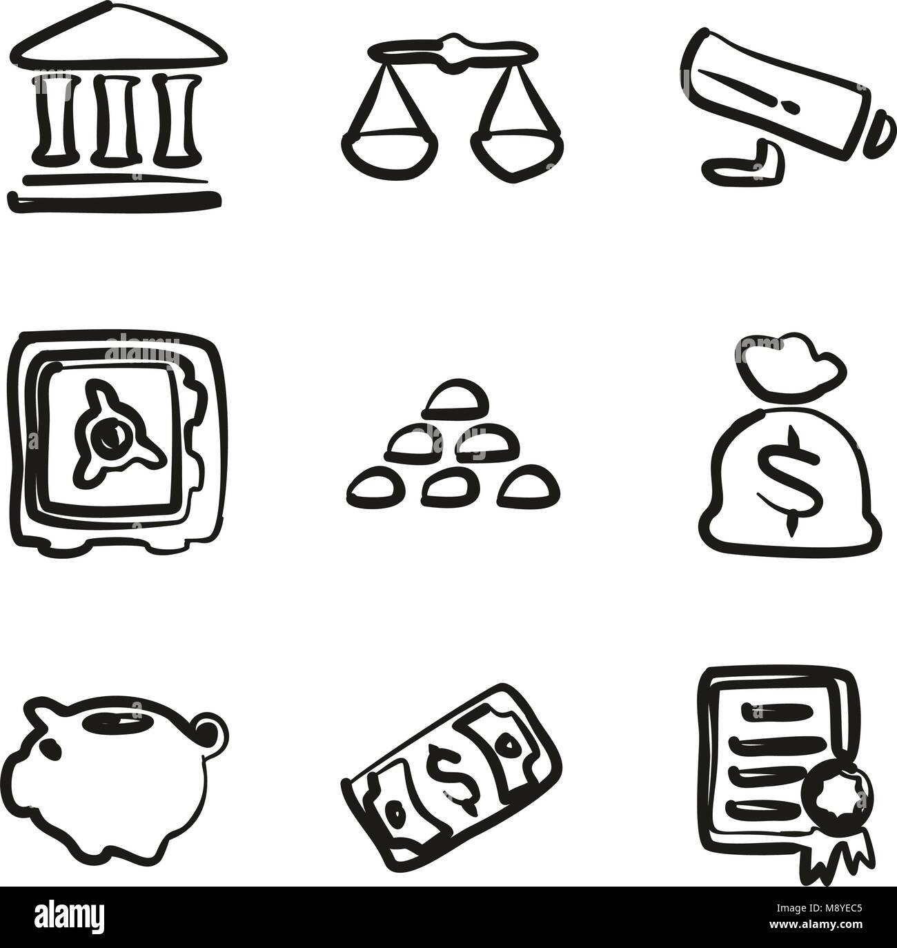 Old bank bar Stock Vector Images - Alamy