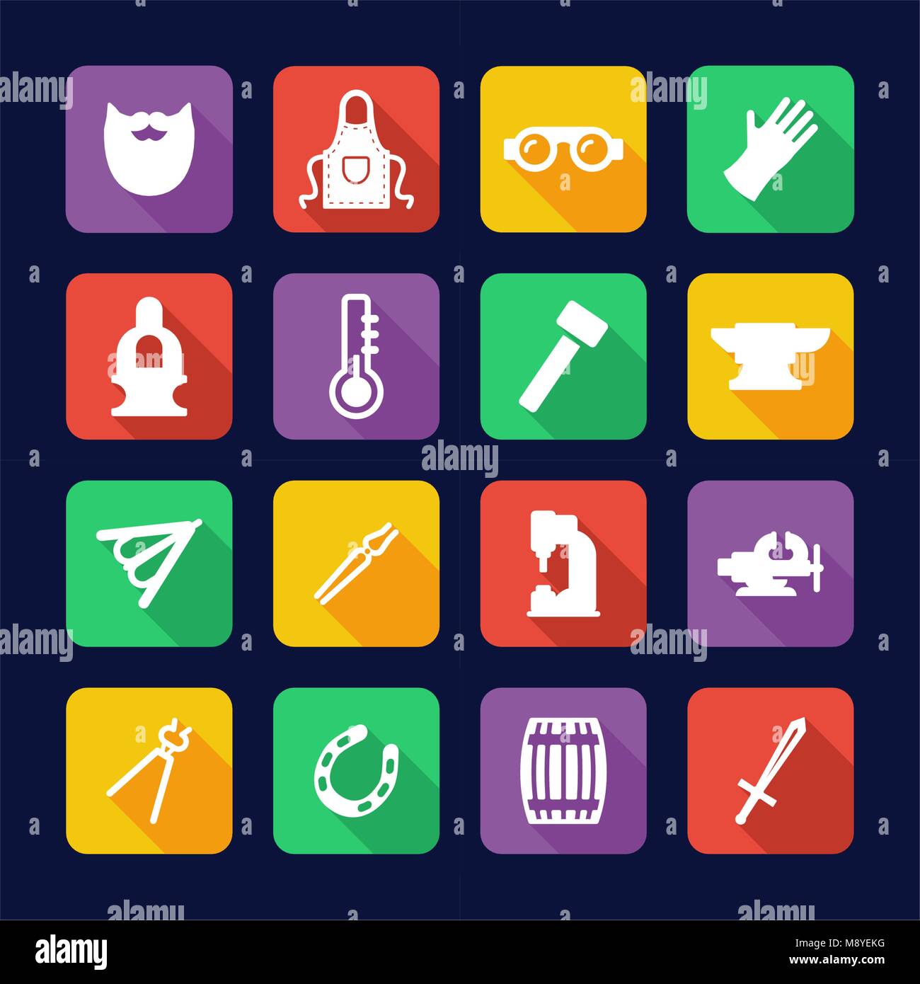 Blacksmith knife Stock Vector Images - Alamy