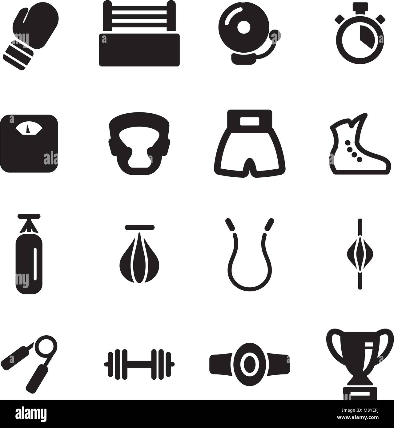 Boxing scale Stock Vector Images - Alamy