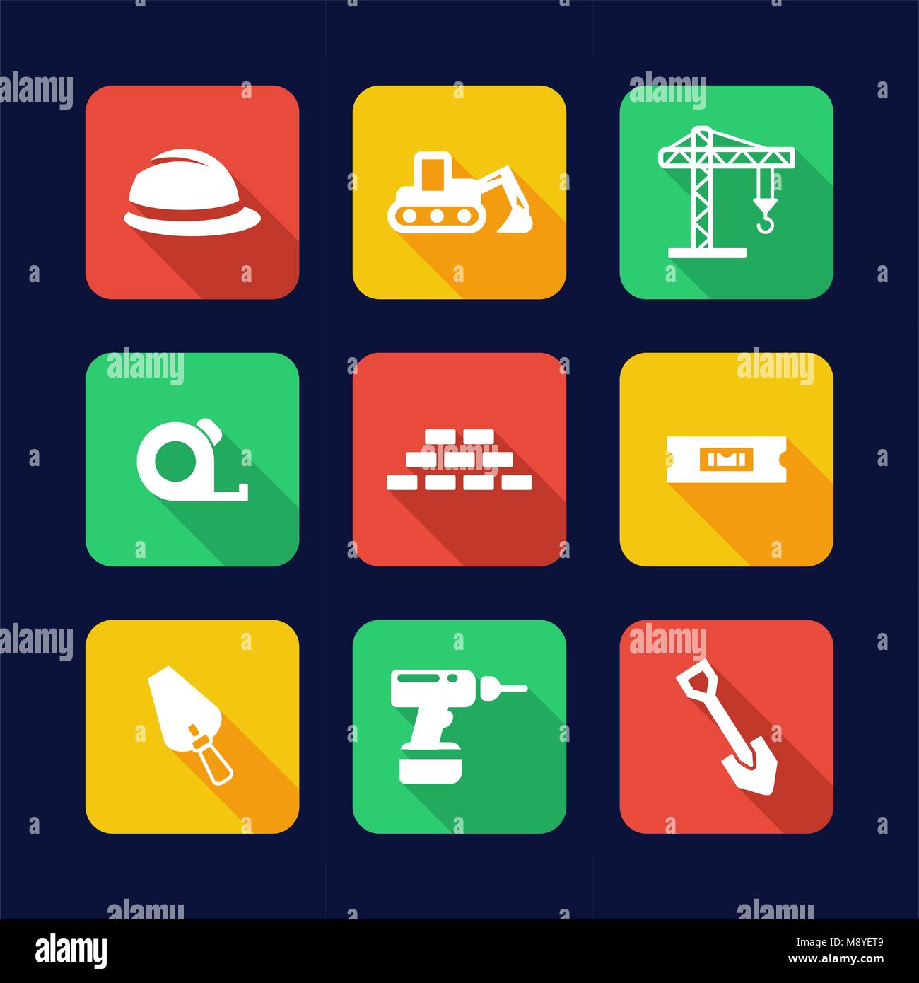 High Level Construction Builders Work High Resolution Stock Photography ...