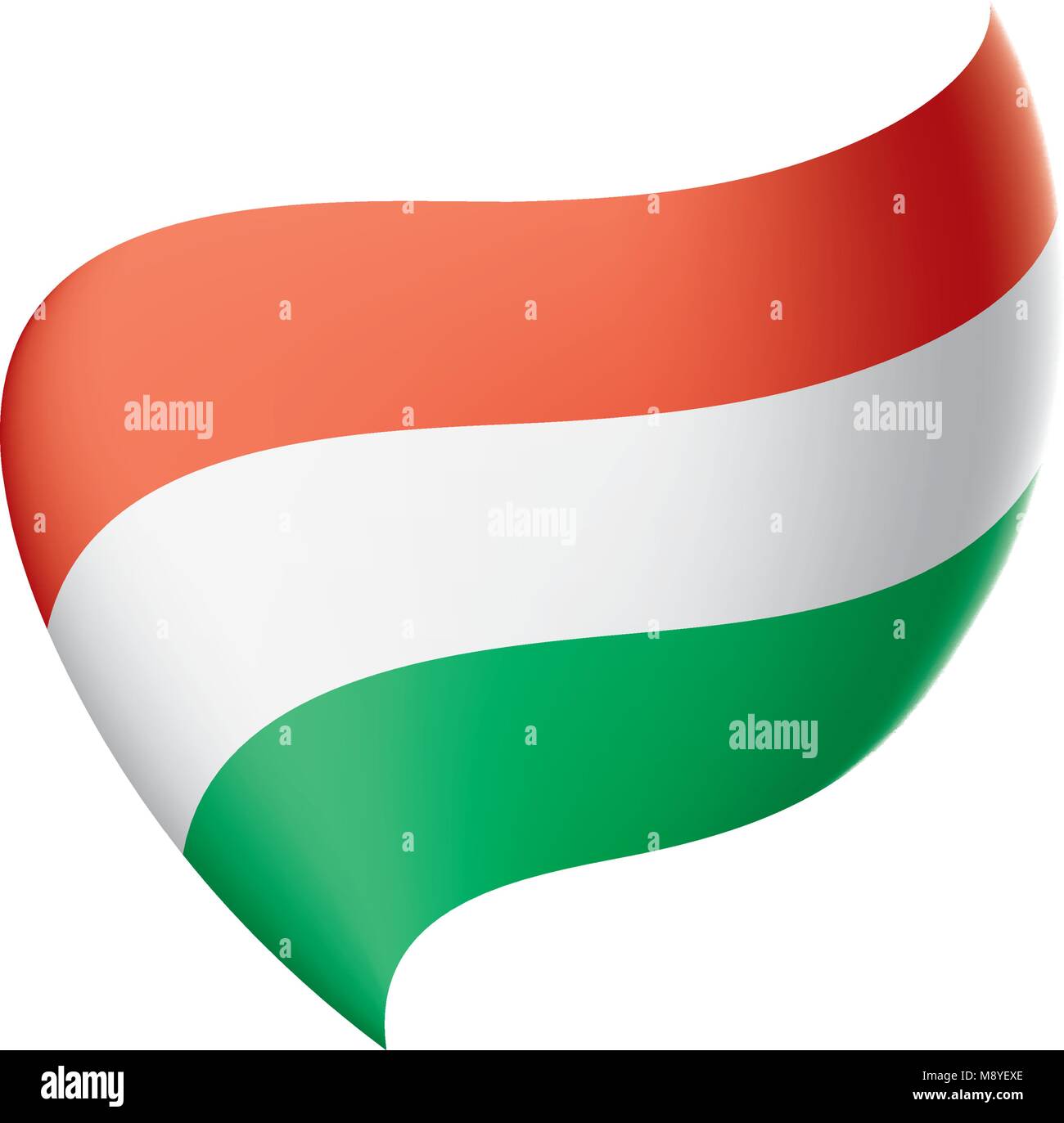 Hungary flag, vector illustration Stock Vector Image & Art - Alamy