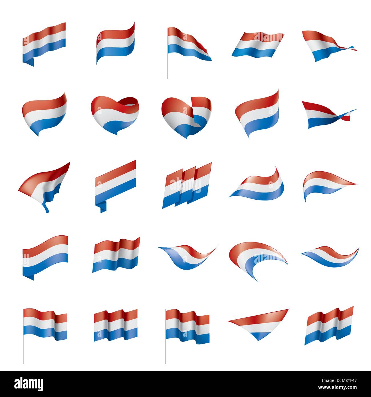 Netherlands flag, vector illustration Stock Vector Image & Art - Alamy