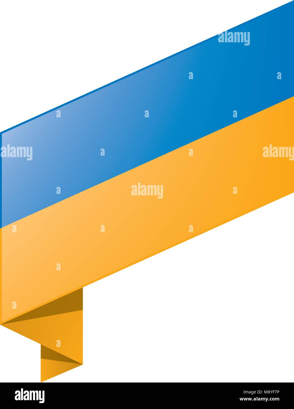 Ukraine flag, vector illustration Stock Vector Image & Art - Alamy