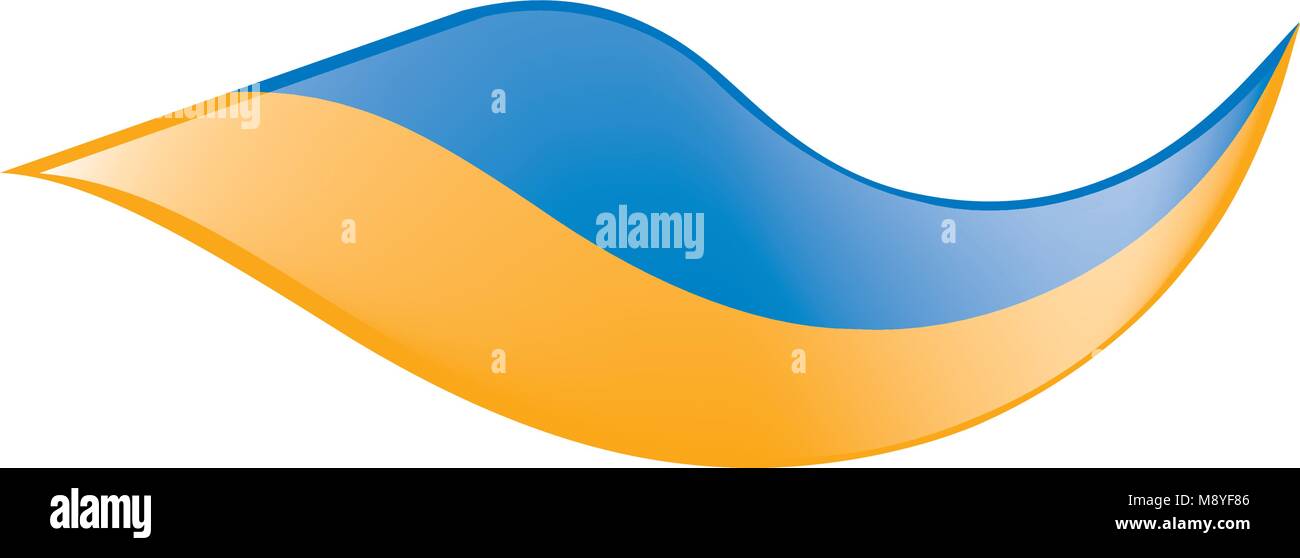 Ukraine flag, vector illustration Stock Vector Image & Art - Alamy