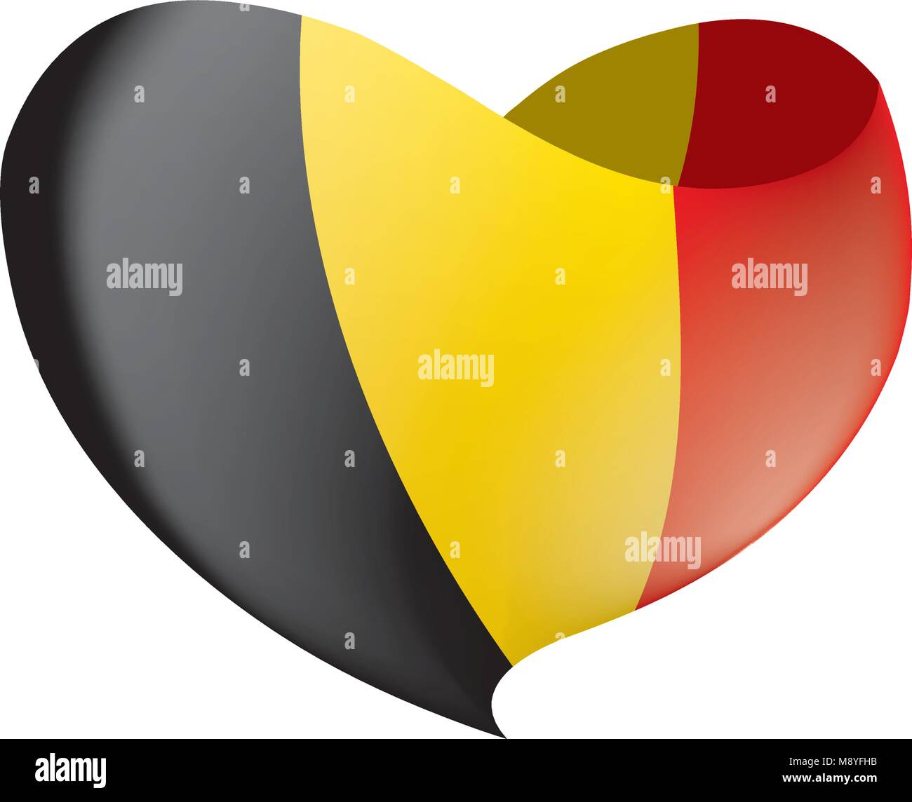 Flag of Belgium, Vector illustration Stock Vector Image & Art - Alamy