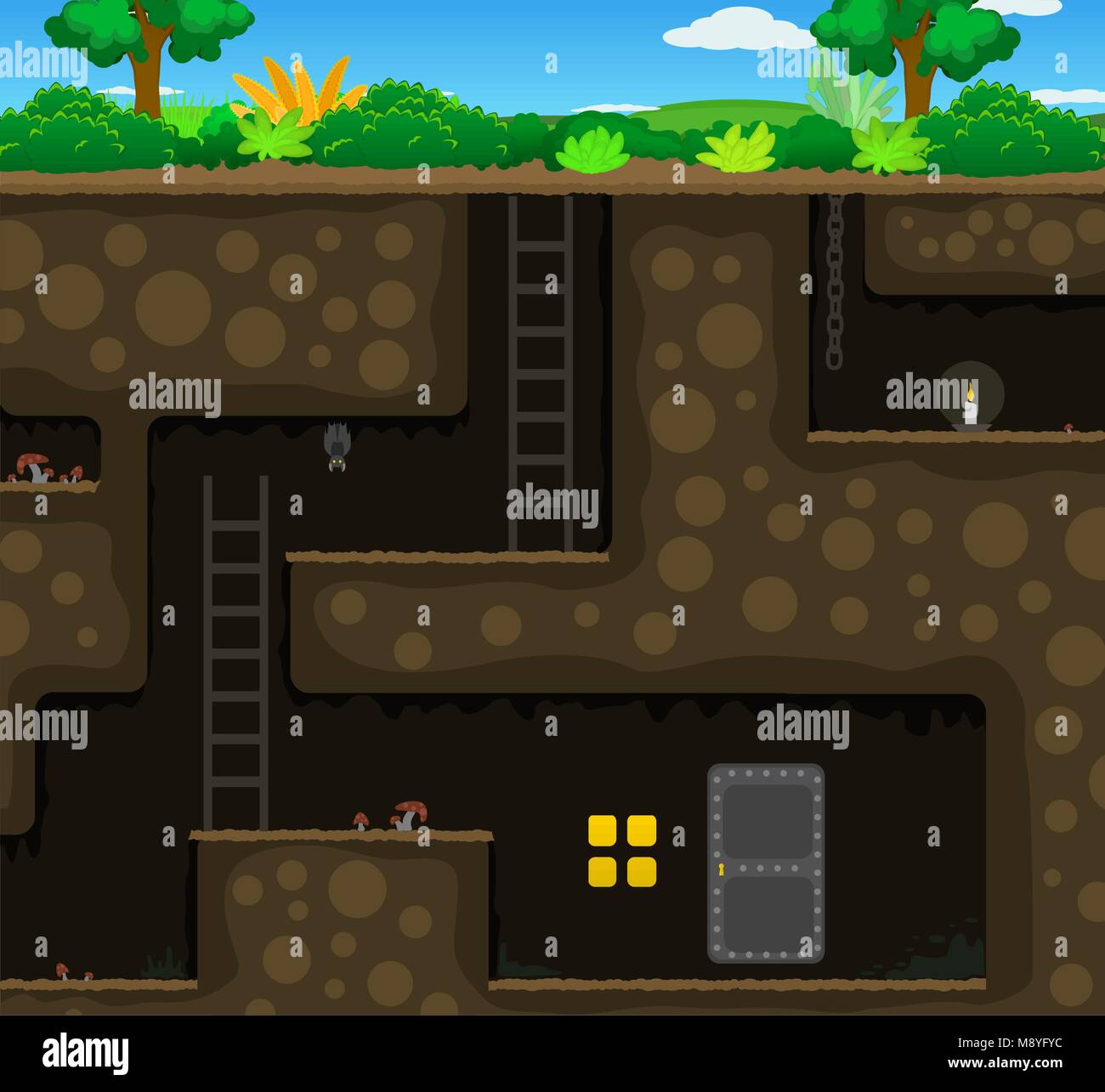 Underground Bunker Shelter Secret Stock Photos & Underground Bunker ...