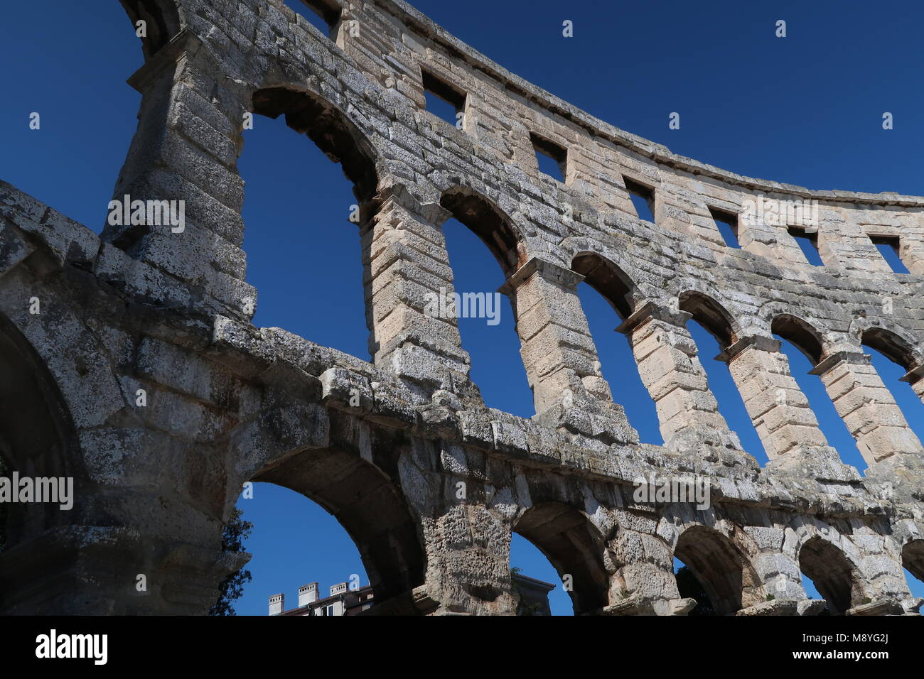 Pula amphitheater hi-res stock photography and images - Alamy