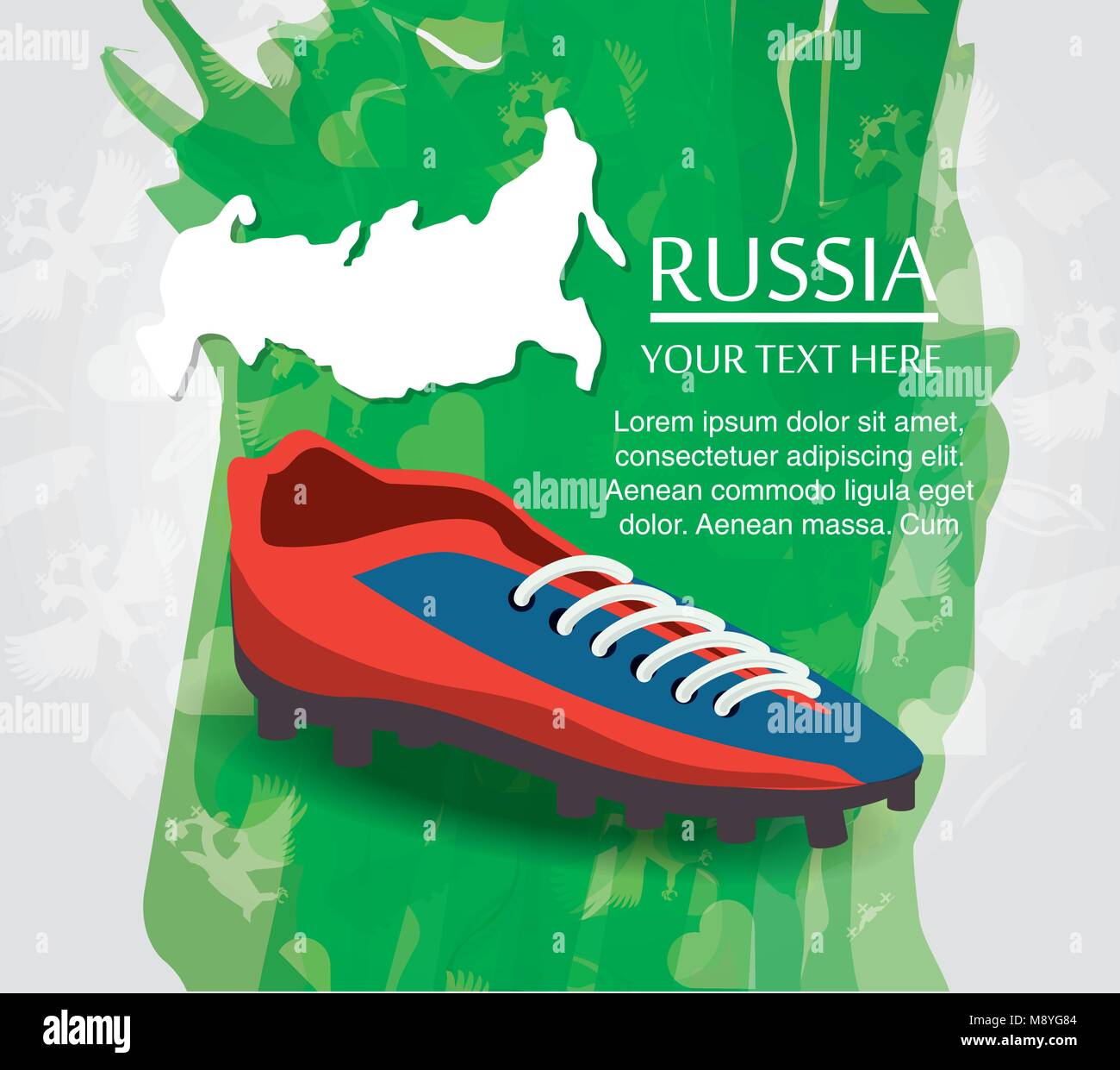World cup russia map infographic hi-res stock photography and images ...