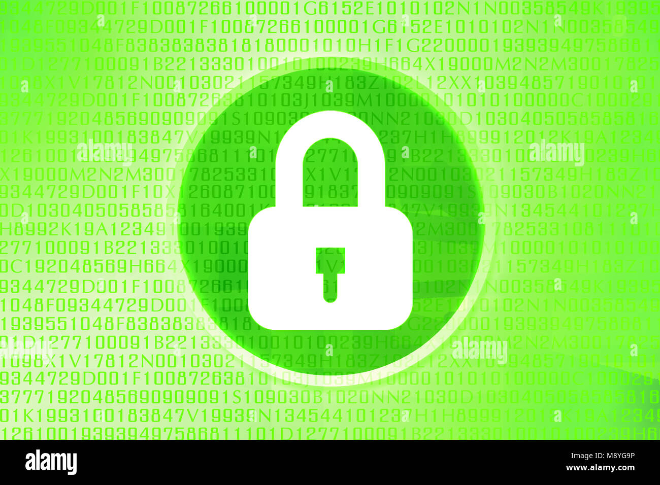 Professional lock screen on laptop or computer display Stock Photo - Alamy