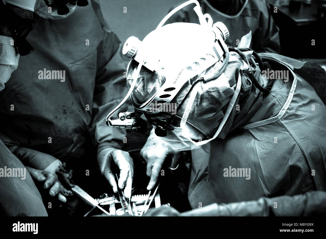 Surgeons at work Stock Photo - Alamy