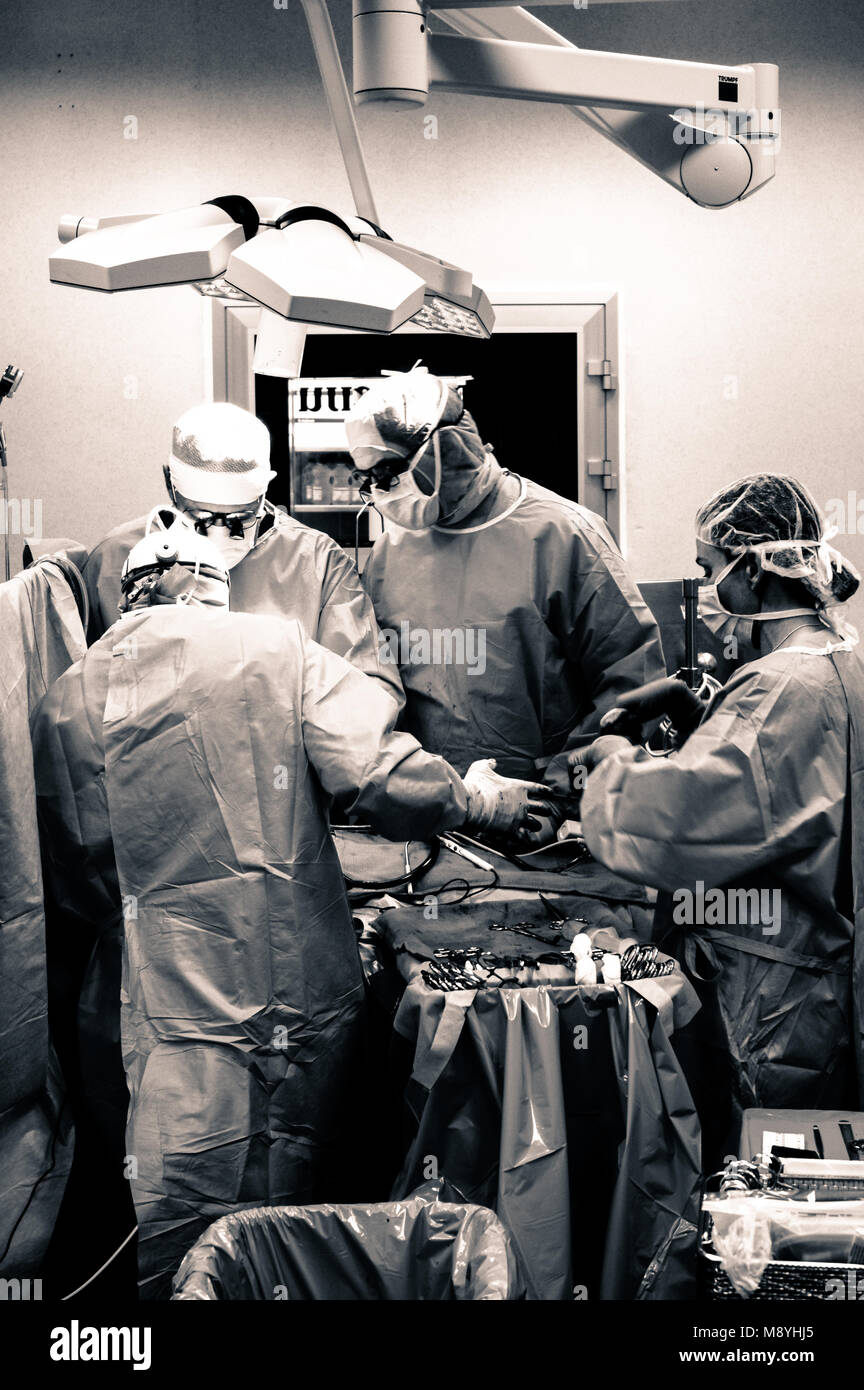 Surgeons at work Stock Photo - Alamy