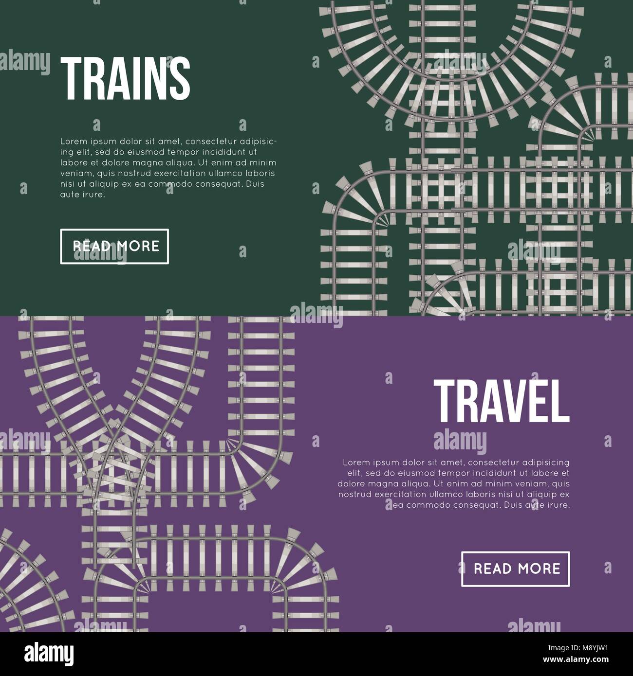 Transport rail travel holiday Stock Vector Images - Alamy