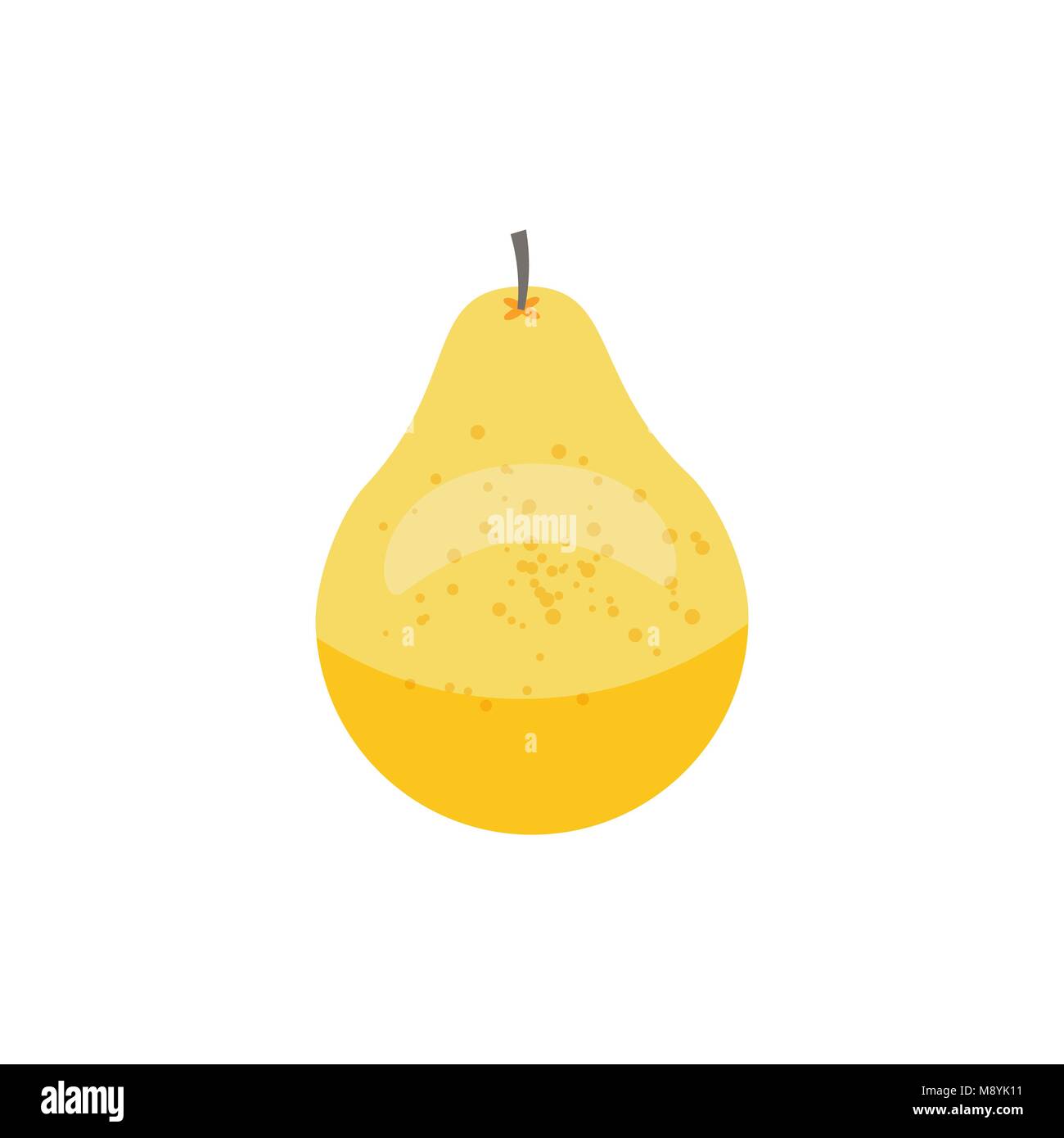 Ripe yellow pear Stock Vector Image & Art - Alamy
