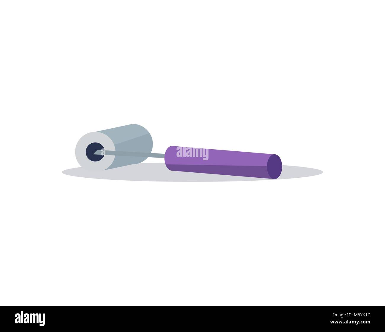 Roller for painting on white Stock Vector Image & Art - Alamy