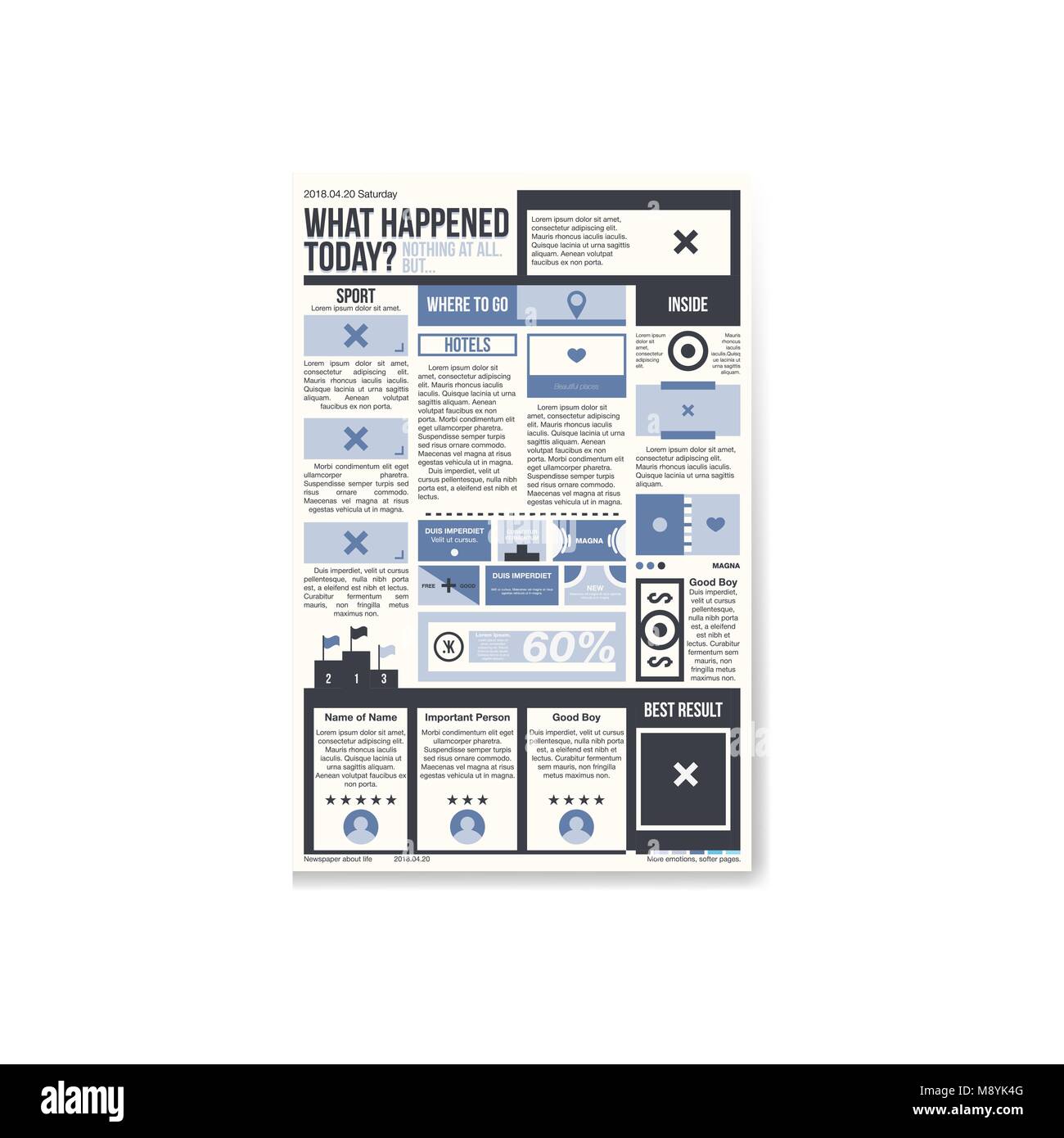 Commercial newspaper Stock Vector Images - Alamy