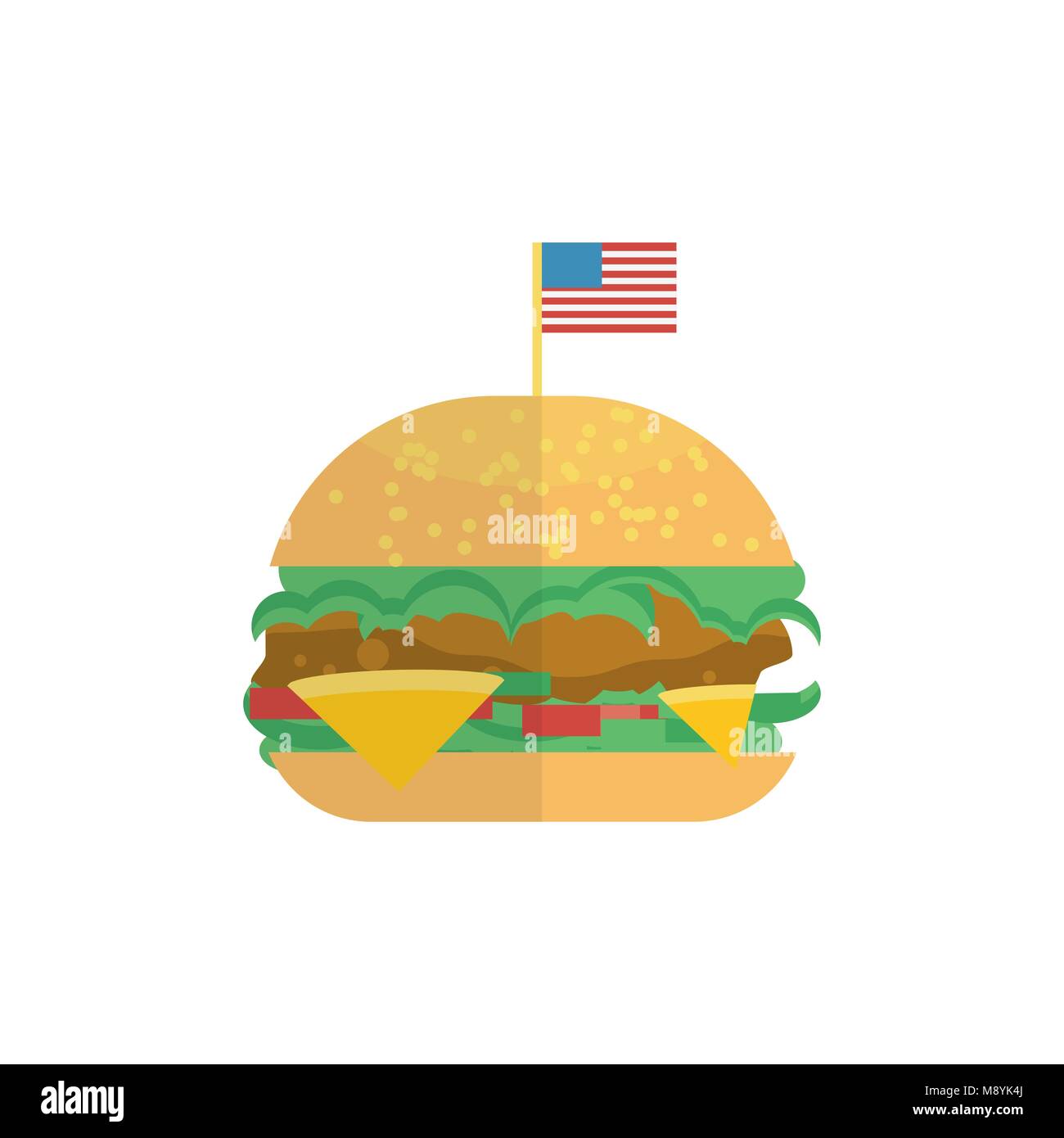 Hamburger flag Stock Vector Images - Alamy