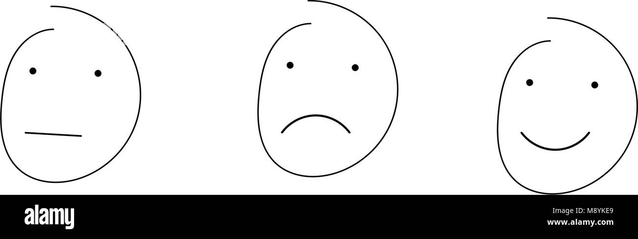 Expressions cartoon Black and White Stock Photos & Images - Alamy